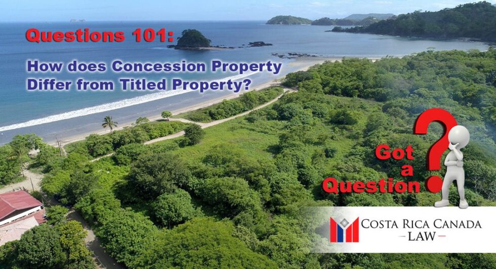 How Does Concession Property Differ From Titled Property? - Howlers ...